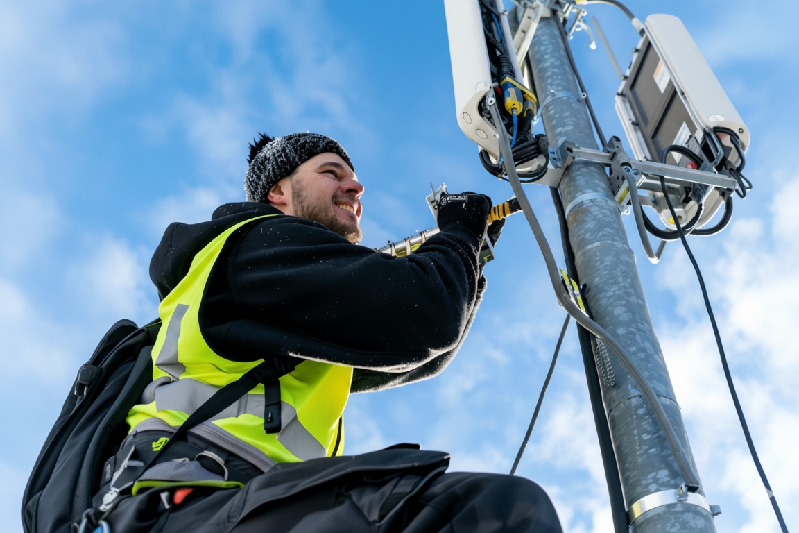 العمل في تركيب أبراج الهواتف المحمولة بأمريكا 2025: الرواتب وإجراءات ...